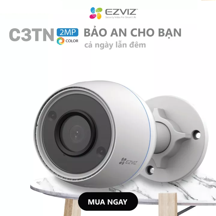 Camera Wifi ngoài trời EZVIZ C3TN Color 2MP đàm thoại 2 chiều IP67 – Công nghệ Thoại Nguyễn