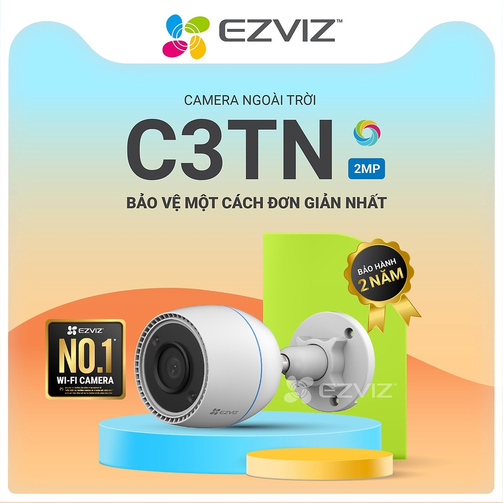 Camera Wifi ngoài trời EZVIZ C3TN Color 2MP đàm thoại 2 chiều IP67 ...